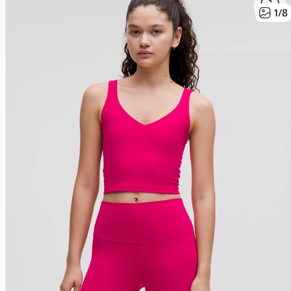 lululemon athletica | Tops | Lululemon Align Light Support Ab Cup Tank ...